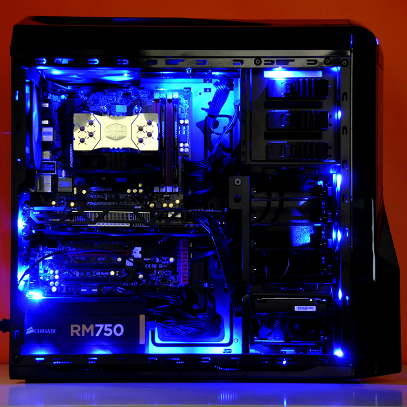 Kishi AMD + ATI Custom Gaming PC in NZXT Phantom 410 Black - Evatech News