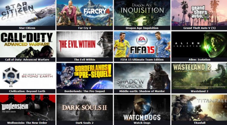 Game database: popular titles updated! - Evatech News