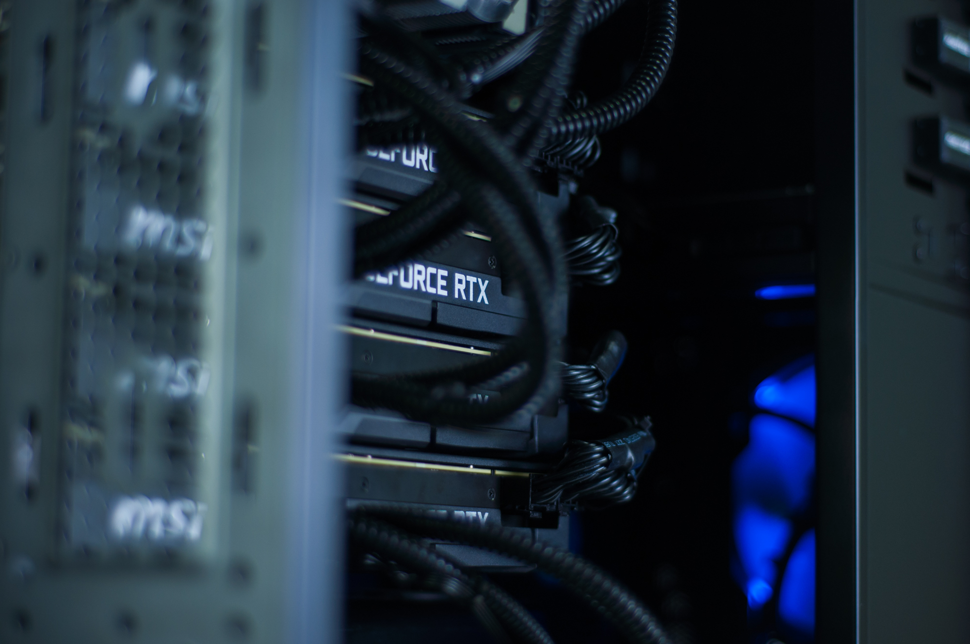 Custom Workstation – 2x PSU, 4x Liquid Cooled RTX 2080 Ti - Evatech News