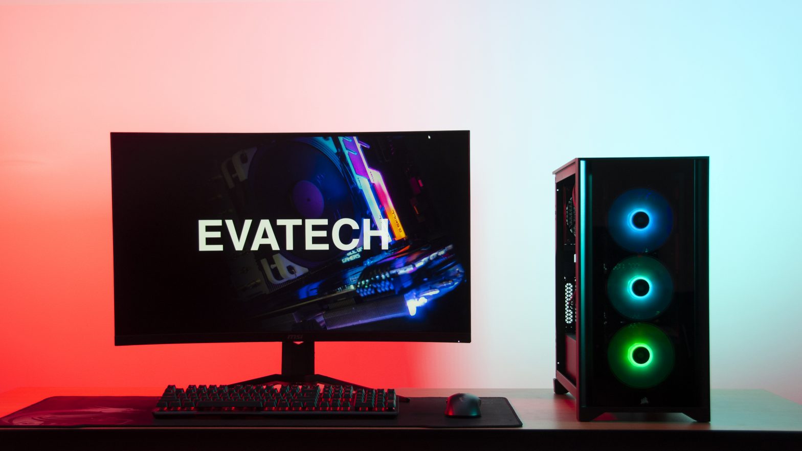 Valkyrie Custom Gaming PC in Corsair 4000X RGB - Evatech News