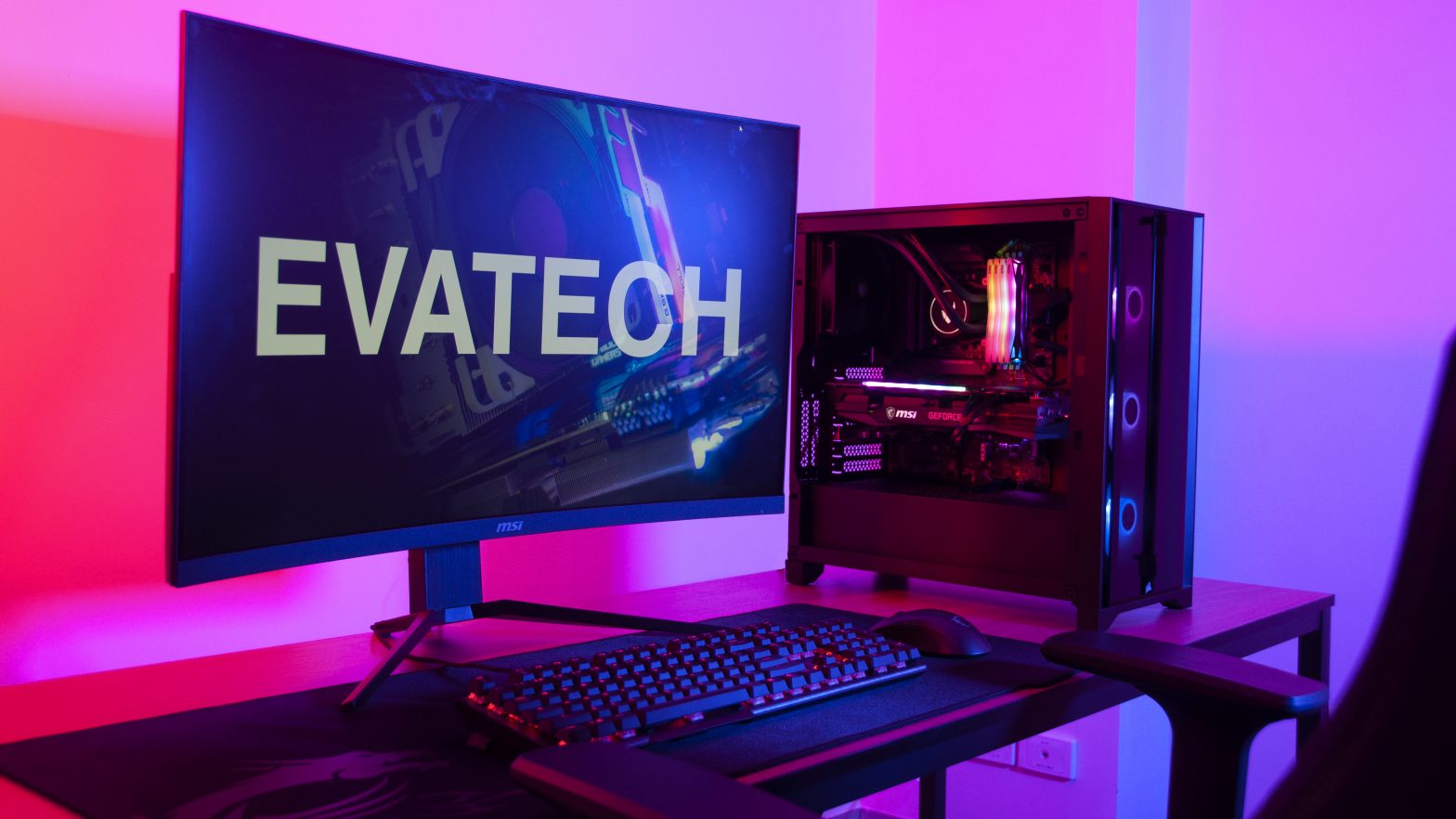 Valkyrie Custom Gaming PC in Corsair 4000X RGB - Evatech News