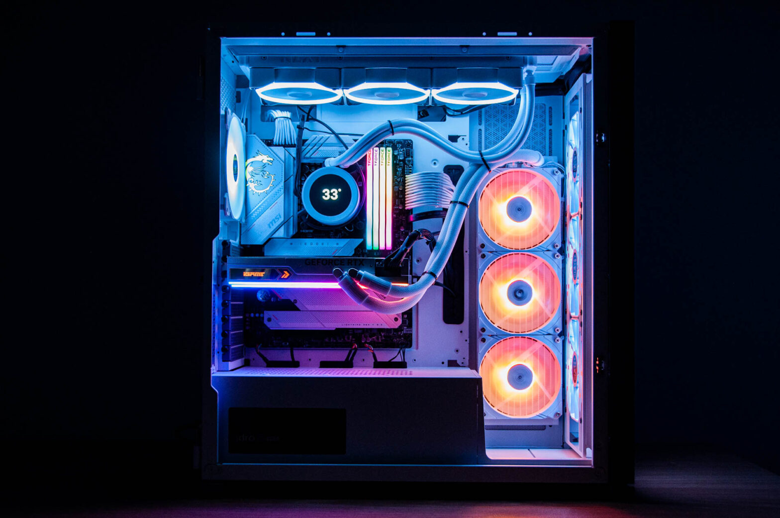 Valkyrie Gaming PC | Corsair 7000X White - Evatech News